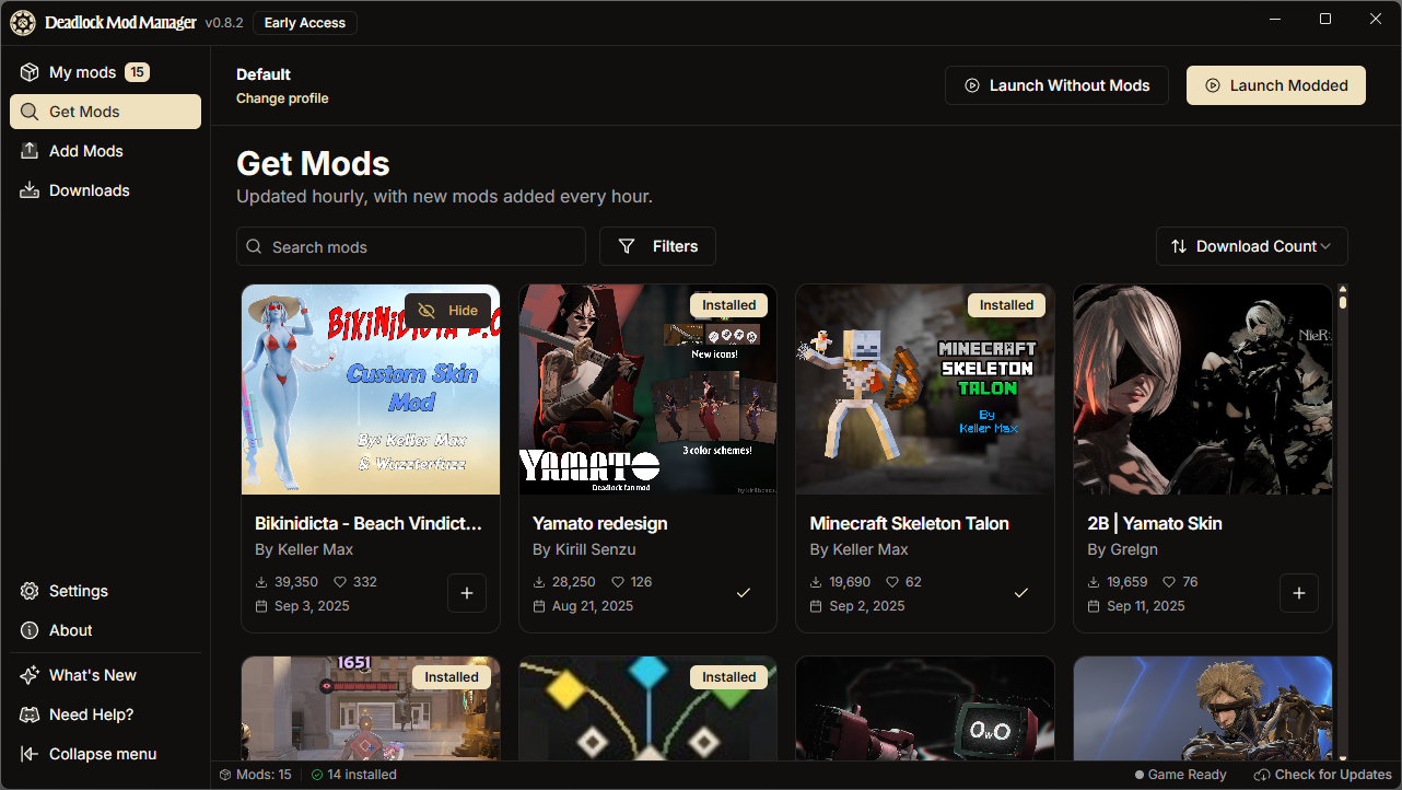Deadlock Mod Manager - Download, Install & Manage Deadlock Mods
